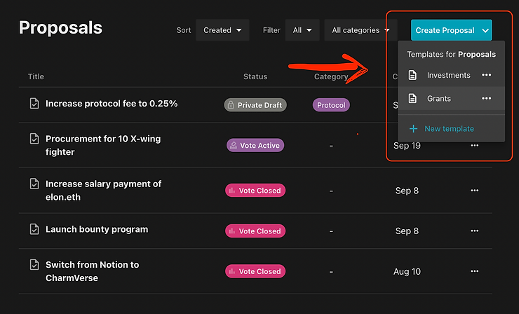 Introducing Proposal Builder - CharmVerse | The Network for Onchain Communities